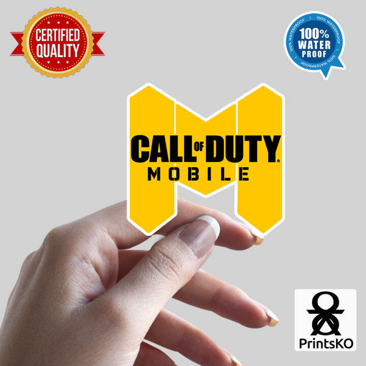 High Quality Waterproof Vinyl Sticker with Call of Duty Mobile CODM ...