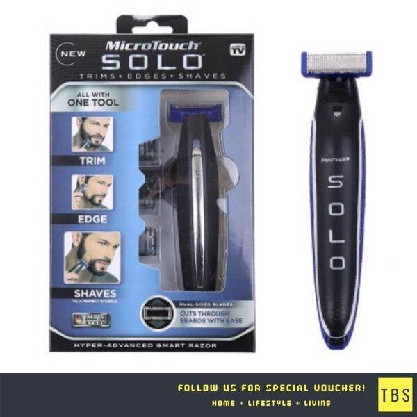 AS SEEN ON TV! Micro Touch Microtouch SOLO Rechargeable Electric ...
