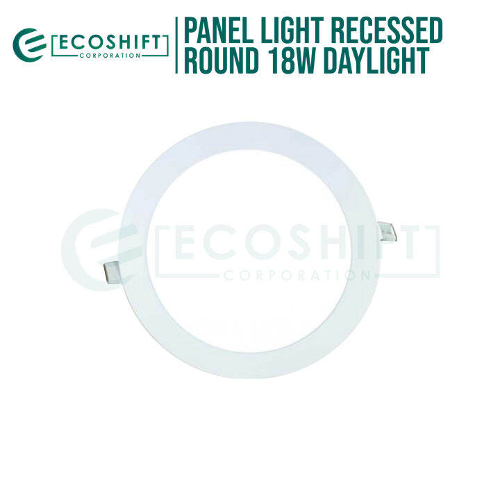 Ecoshift 18W Recessed Type Round LED Panel Light Daylight | Lazada PH