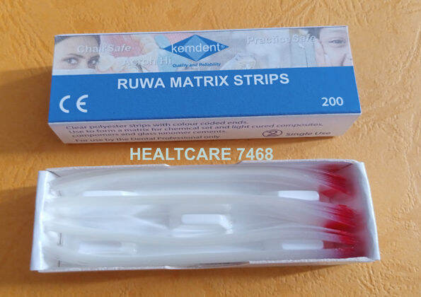 Ruwa matrix strips / seluloid strip - dental KEMDENT | Lazada Indonesia