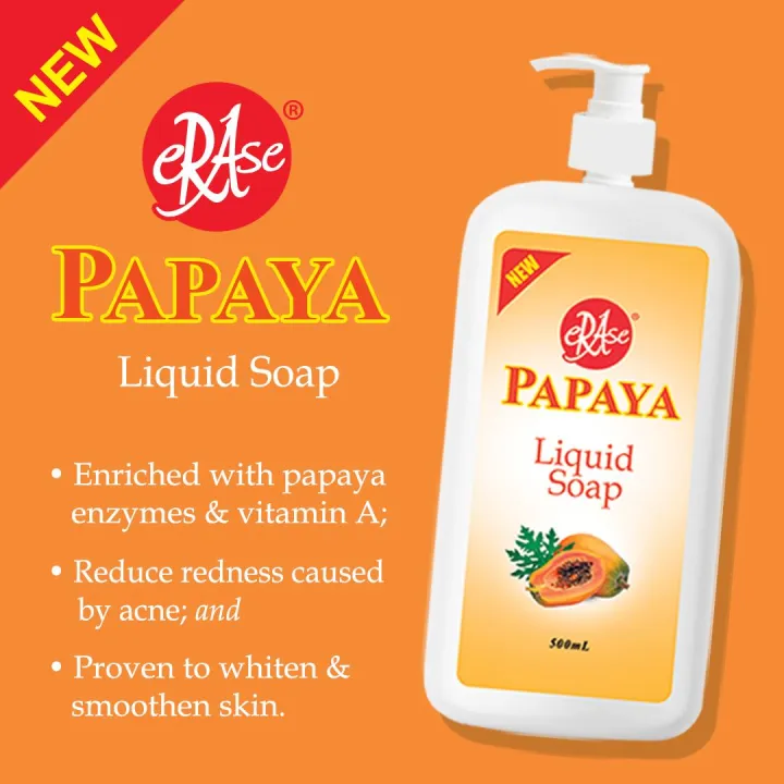 Erase Papaya Liquid Soap | Lazada PH