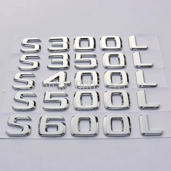 NEW 2013 Letters Numbers Emblem for Mercedes Benz S250 S280 S300 S320 ...