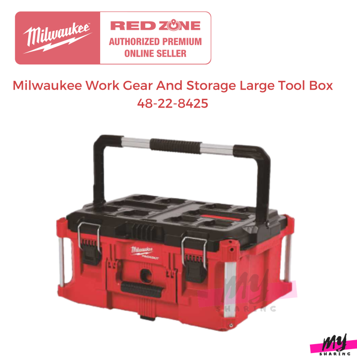 Milwaukee Packout Work Gear And Storage Large Tool Box 48-22-8425 | Lazada