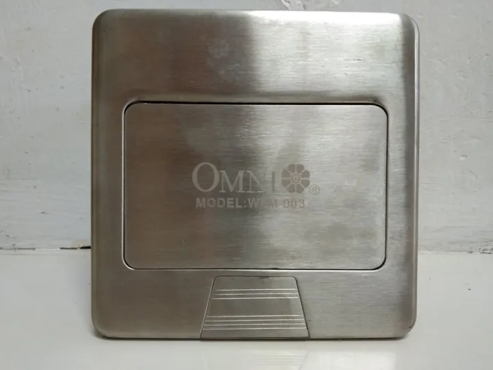 OMNI Floor Mounted Pop- Outlets Square Duplex Outlet MODEL WFM-003 ...