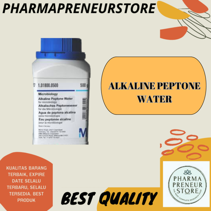 ALKALINE PEPTONE WATER KEMASAN ECER 50 DAN 100 GRAM MERCK BEST QUALITY ...