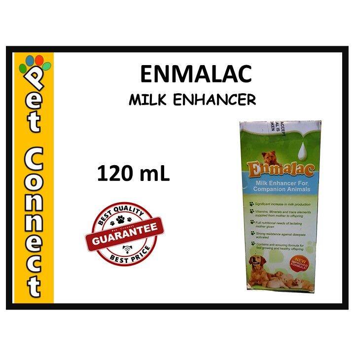ENMALAC 120 mL Milk Enhancer for Pregnant and Nursing Dogs, Cats and ...