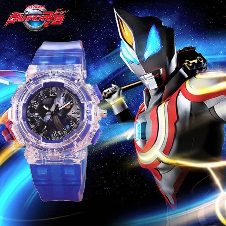 sanhe 2021-Ultraman Pattern Children LED Light Kids Watches for Boys ...
