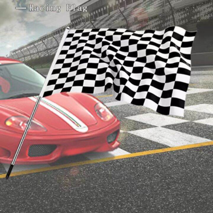 3ft*5ft Racing Flag Classic Black White Checkered Racing Flag ...