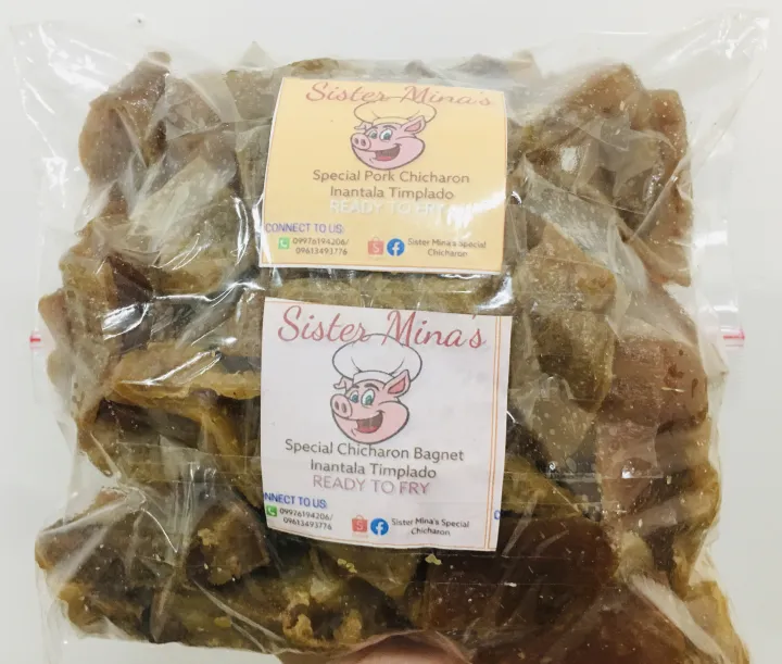 1/2 kg Extra Special Chicharon Inantala (0.25 kg Bagnet + 0.25 kg ...