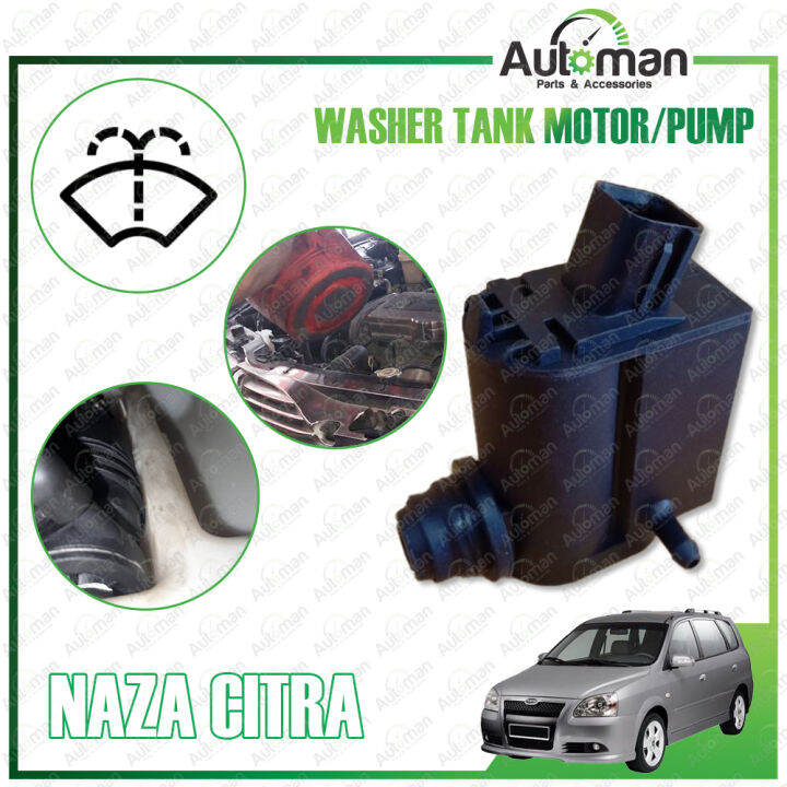 Naza Citra Windscreen Wiper Washer Spray Sprayer Water Pump Motor | Lazada