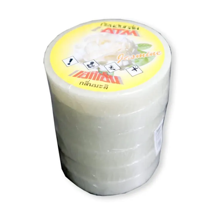 ส่งด่วน! เอทีเอ็ม ก้อนอะไหล่ดับกลิ่น กลิ่นมะลิ 70 กรัม x 6 ก้อน ATM ...