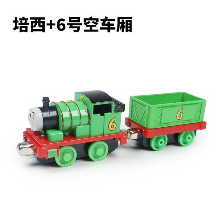 โลหะผสมแม่เหล็กรถไฟแม่เหล็ก Mas James Edward Percy Toby Ai โมเดลของเล่น ...