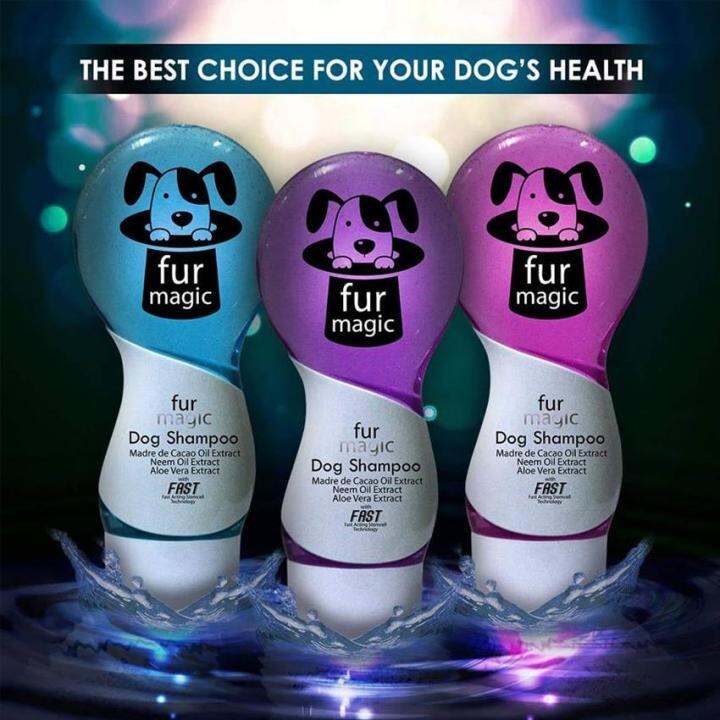 FurMagic Dog Shampoo with Madre De Cacao and Fast Acting Stem cell ...