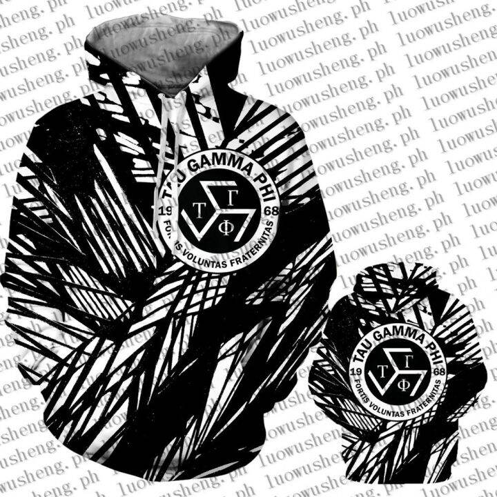 Tau Gamma Phi Full Sublimation Frat Hoodie (Triskelion Frat) | Lazada PH