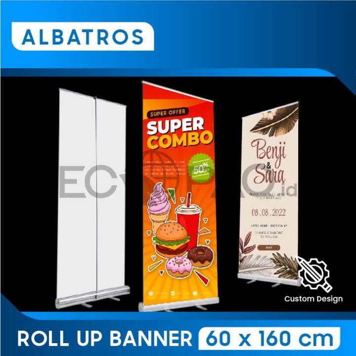 Cetak Roll Up Banner - Print Roll Banner - 60x160 cm | Lazada Indonesia