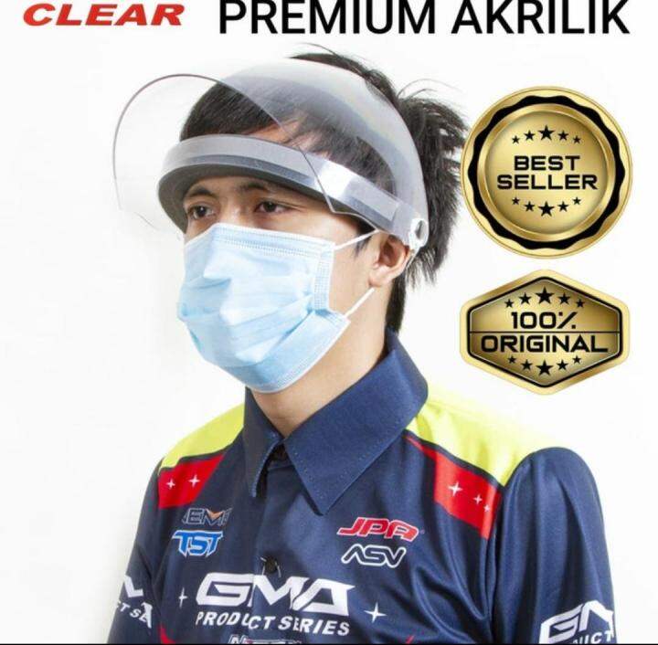 APD FACE SHIELD BAHAN IMPORT ANTI PECAH ( BISA BUKA TUTUP ) | Lazada ...