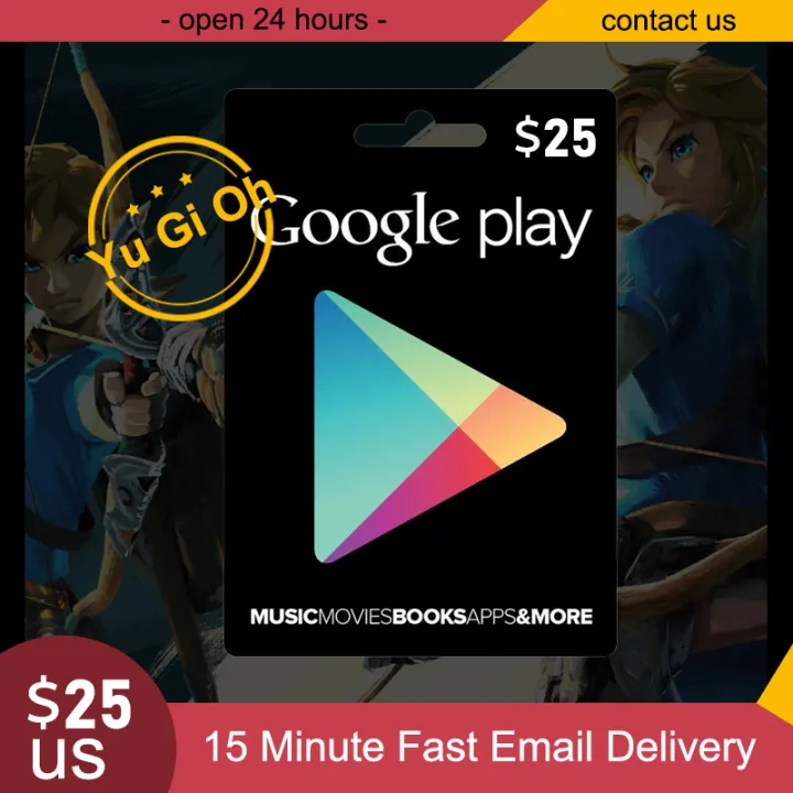 Google Play 25 USD Gift Card- Fast Email Delivery | Lazada PH