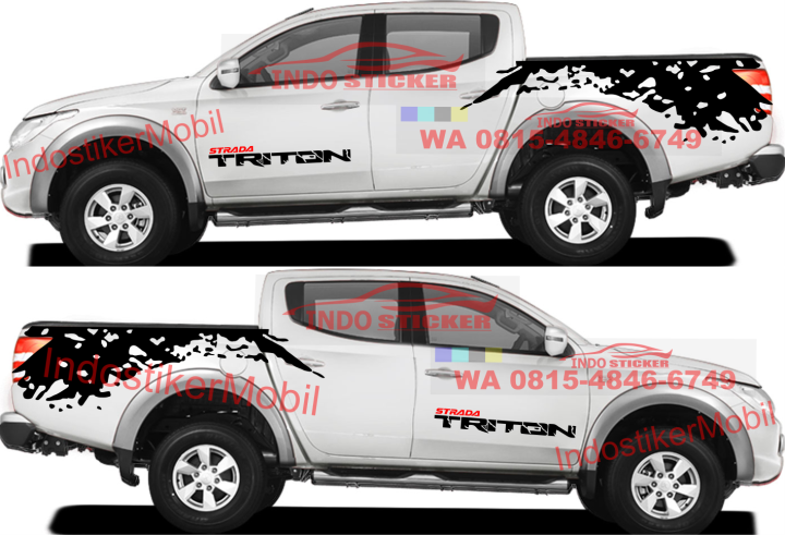 Sticker stiker mobil triton stiker mobil strada triton brcak lumpur ...