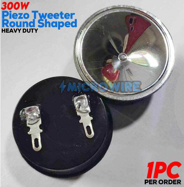 NEW!! 300W Piezo Tweeter Round Shaped Heavy Duty | Lazada PH