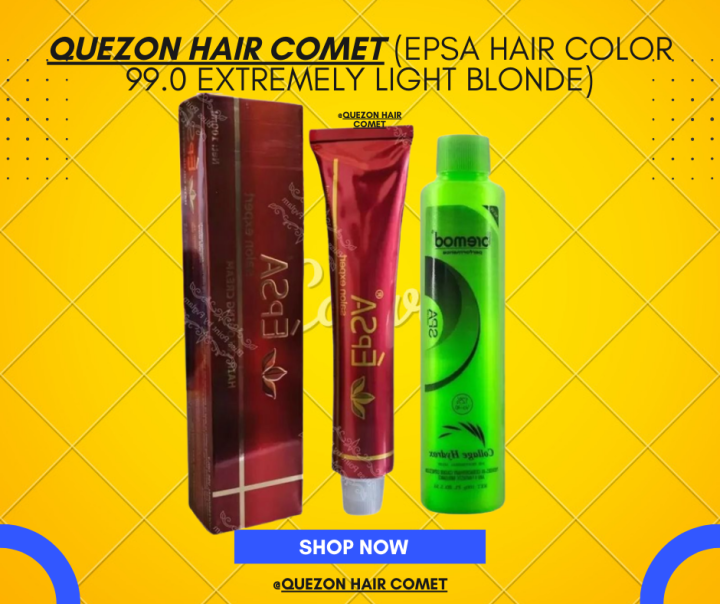 EPSA Hair Color with Bremod Oxidizer 99.0 Extremely Light Blonde Quezon ...