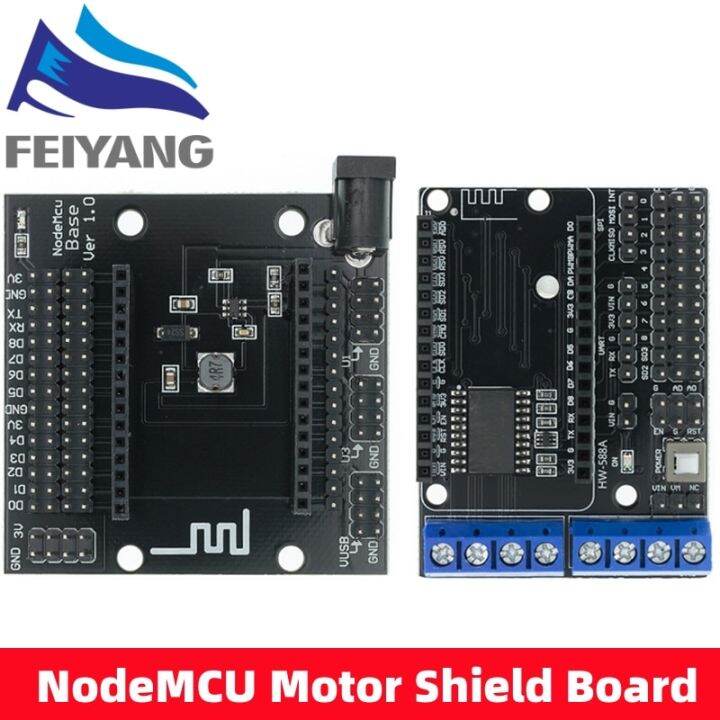 Nodemcu Motor Shield Board L293d Nodemcu Node Mcu Base Esp8266 การ