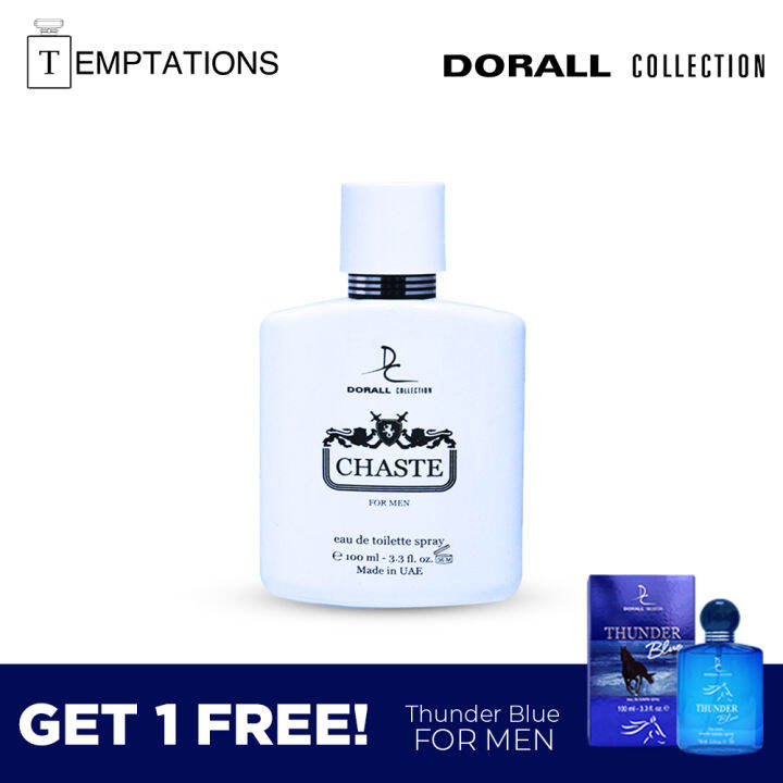 Temptations Dorall CHASTE/THUNDER BLUE 100ml EDT Perfume For Men ...
