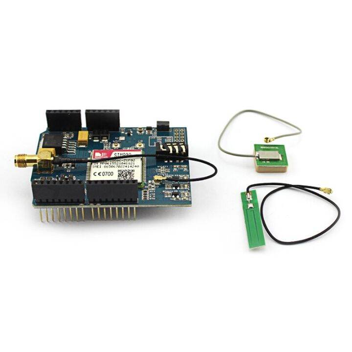 Elecrow Quad Band GPS GSM GPRS SIM808 Module for Arduino 2 in 1 Shield SIM808 Development Board ...