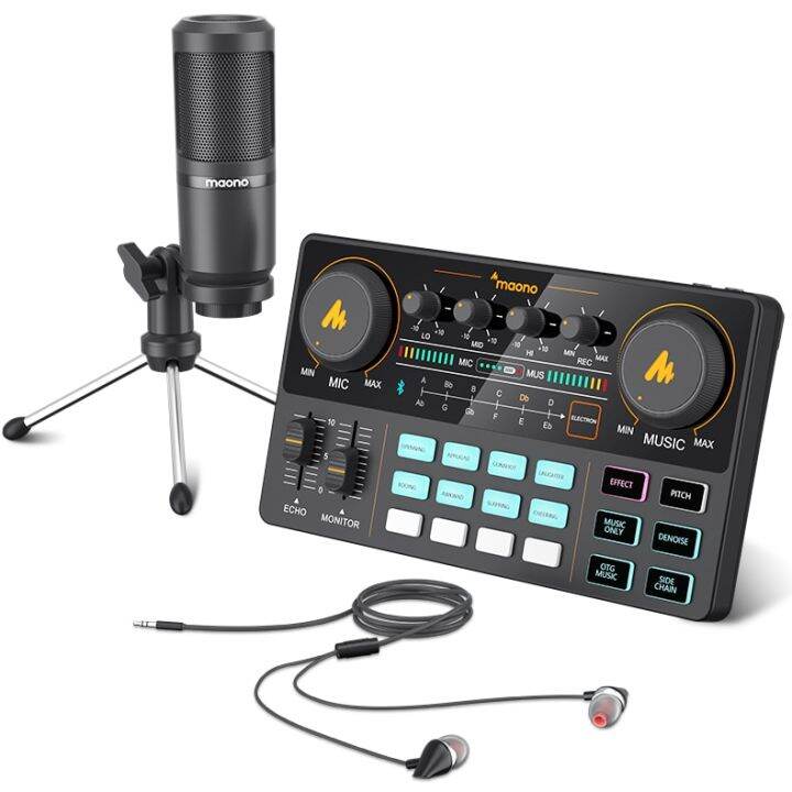 MAONO Sound Card Audio Interface CASTER LITE AM200-S1 All-In-On ...