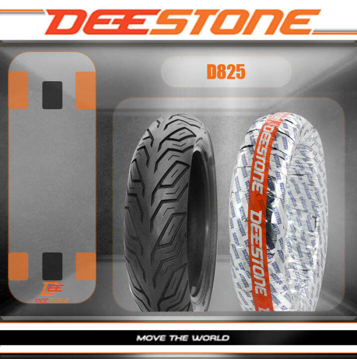 ยางนอก DEESTONE (ดีสโตน) D825 T/L (ไม่ต้องใช้ยางใน) ขอบ 10-14 | Lazada ...