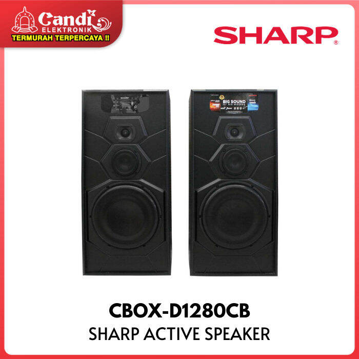 SHARP Active Speaker Woofer 12 Inch CBOX-D1280CB | Lazada Indonesia