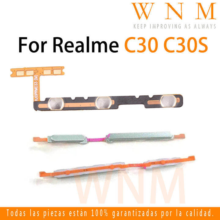 New For OPPO Realme C30 C30S Power button flex on / off Switch Button ...