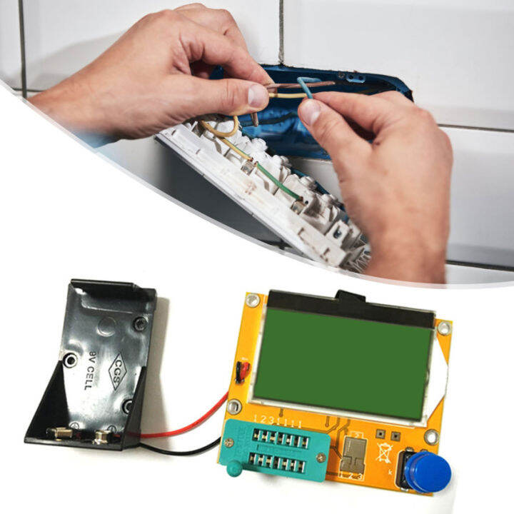 เครื่องมือ LCR-T4 ESR ทรานซิสเตอร์ไดโอดเครื่องทดสอบไตรโอดเครื่องวัดความ ...