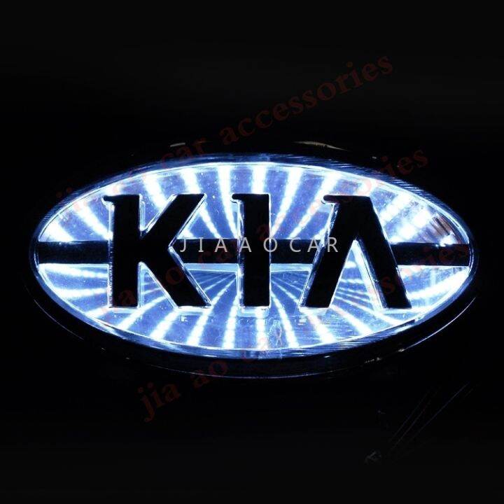 Upgrade 3D Car Tail Logo LED Light Badge Lamp Emblem Sticker Car ...