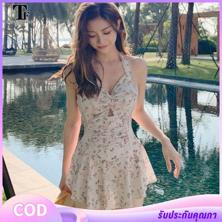 Kaisike ชุดว่ายน้ำ ชุดว่ายน้ำวันพีซผู้หญิง ชุดว่ายน้ำลายดอกไม้ ชุดว่ายน้ำเซ็กซี่ | Lazada.co.th