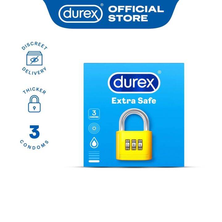 Durex Extra Safe Extra Protection Condoms 3s | Lazada PH