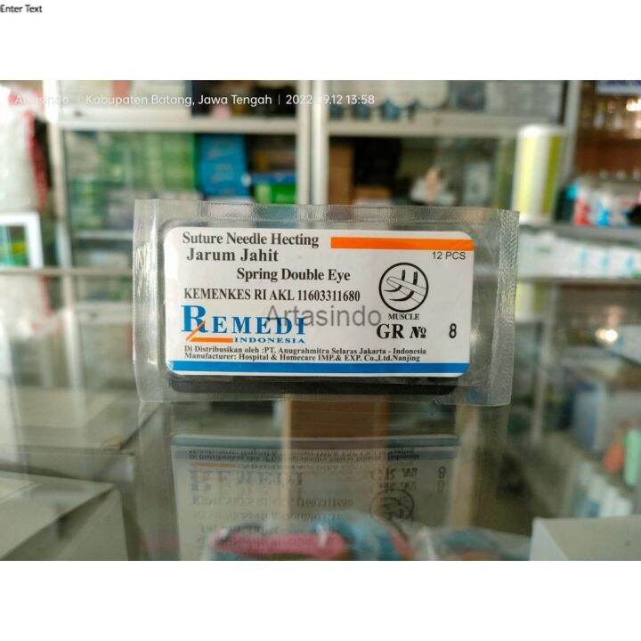 Suture Needle Hecting No 8 isi 12 | Lazada Indonesia