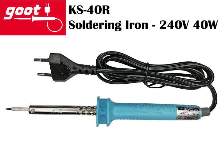 GOOT KS-40R Soldering Iron Besi Pateri - 240V 40W (Japan) | Lazada