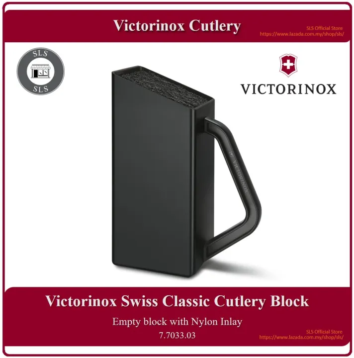 SLS Victorinox Swiss Classic Cutlery Block with Nylon Inlay Knife ...