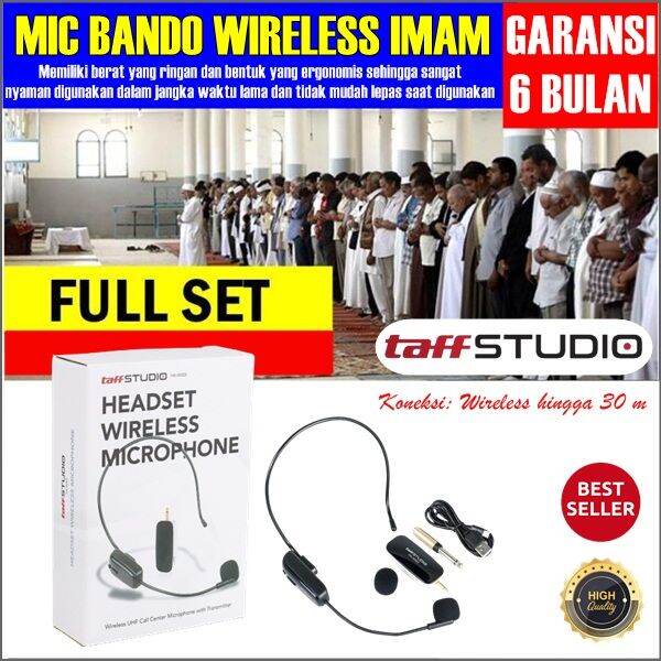 Promo Mic Wireless Untuk Imam Masjid Bando Microphone Imam Masjid ...