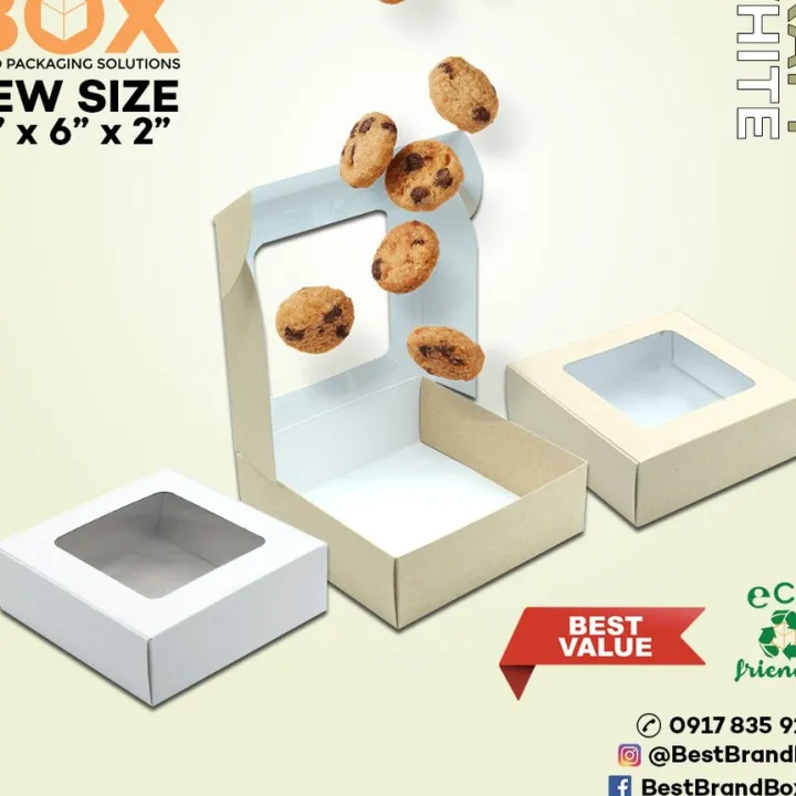 ibenta na parang mga hot cake Eco BOX 6x6x2 inches with window mailer ...