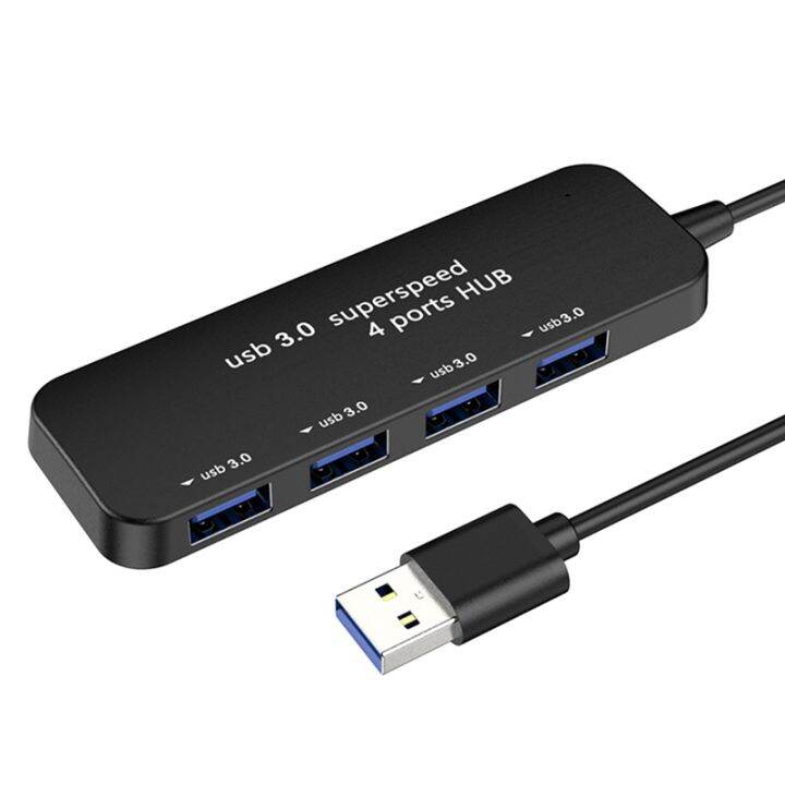 USB 3.0 Hub 4 Port High Speed USB Hub Splitter for PC Laptop Tablet Computer Multi-Device ...
