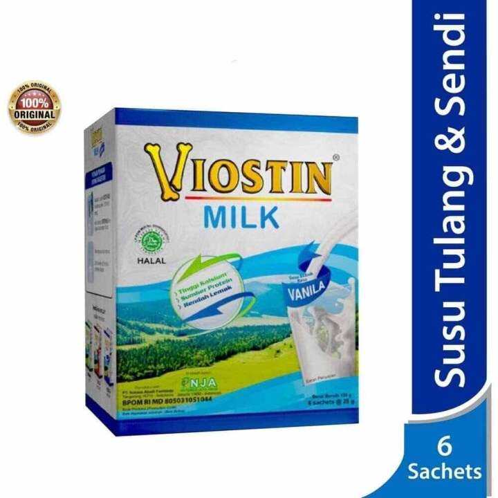 Rumah Sembako Brisha Viostin Milk Vanilla isi 6 Sachet / Susu Suplemen ...