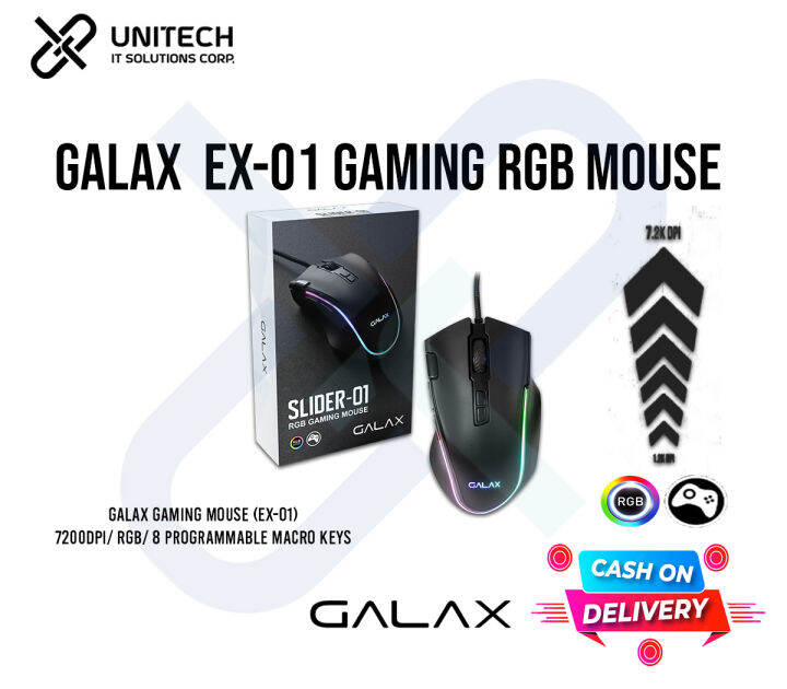 Galax Ex-01 RGB Gaming Mouse | Lazada PH