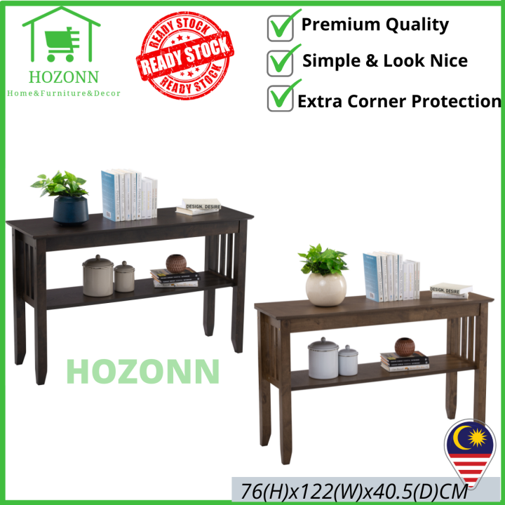 HOZONN KYLIE 4' Console Table / Wooden Console Table / Kayu Meja Konsol ...
