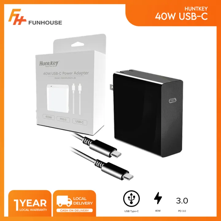 Huntkey 40W USB-C Power Adapter / Small And Portable / Safe Guarantee ...