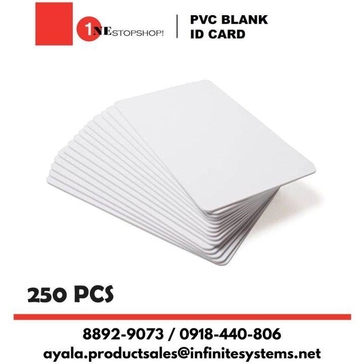 Blank PVC ID Cards, 250 PCS PVC card sheets, PVC card printer, PVC card ...