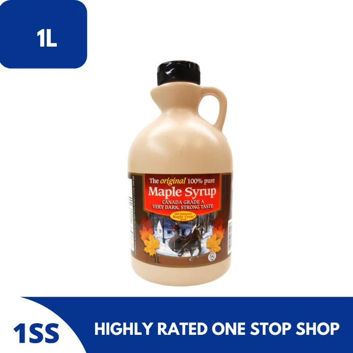 Old Fashioned Maple Crest - Original 100% Pure Maple Syrup, Grade A ...
