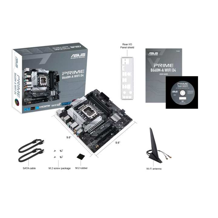ASUS PRIME B660M-A WIFI D4 mATX Intel Motherboard | LGA 1700 Mobo | Lazada