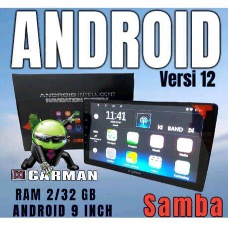 Head Unit Android Carman 9 Inch RAM 2gb/32gb Double Din Mobil | Lazada ...