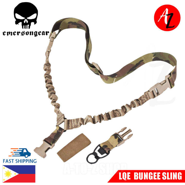 EMERSONGEAR Tactical Bungee Sling LQE One Point Sling with Mash Hook Model EM8489 | Lazada PH